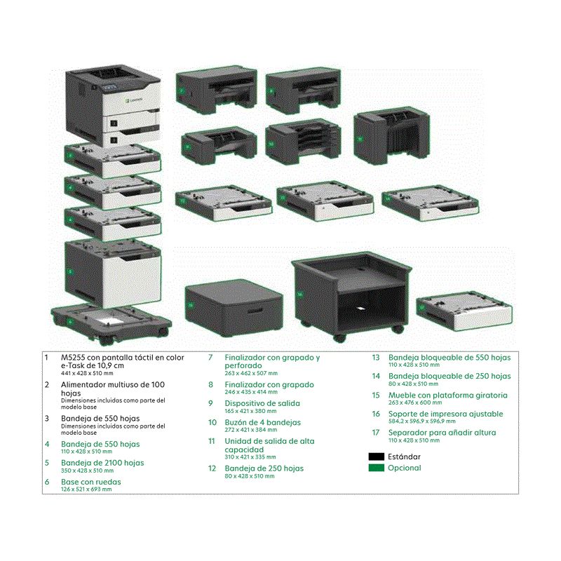 Lexmark M5255 - Reprotek